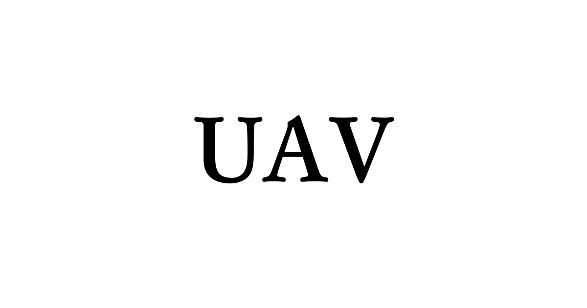 UAV • Flowery Dictionary