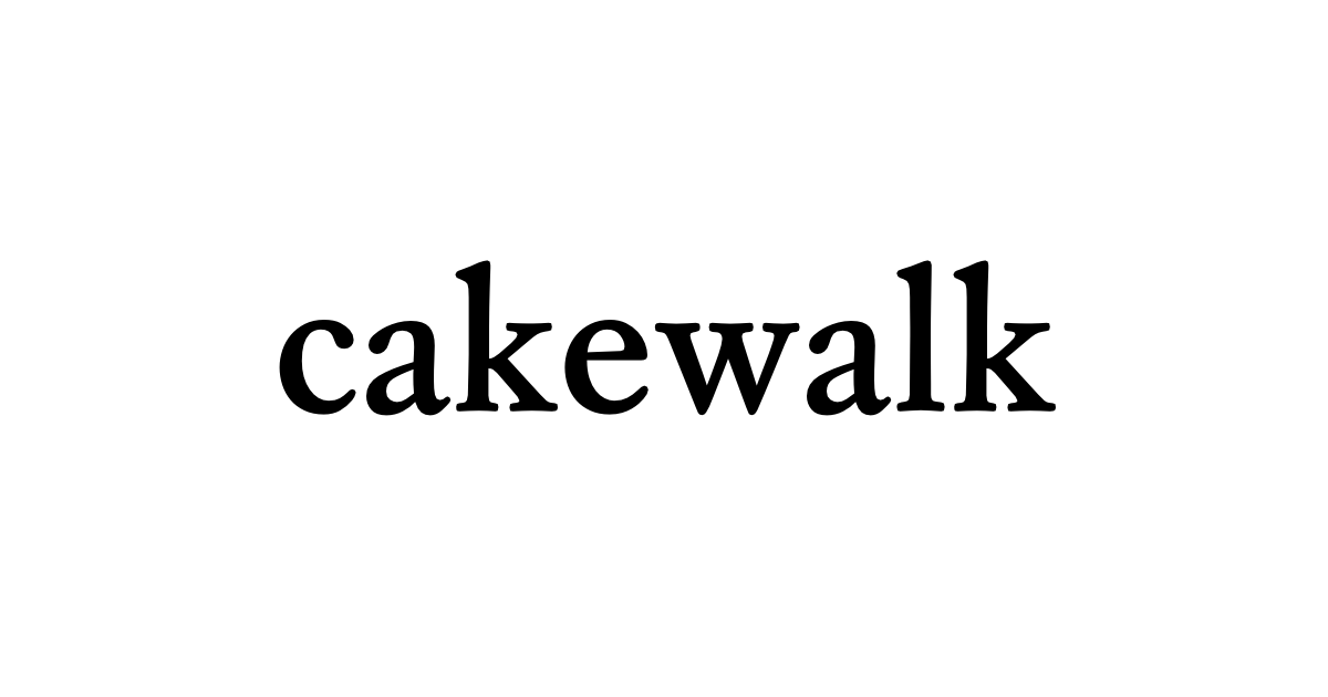 cakewalk • Flowery Dictionary