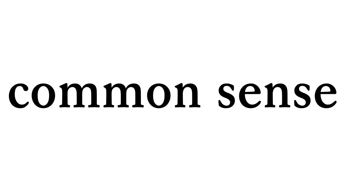 common sense • Flowery Dictionary