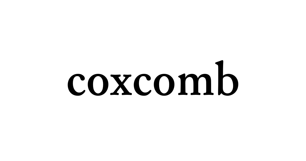 coxcomb • Flowery Dictionary