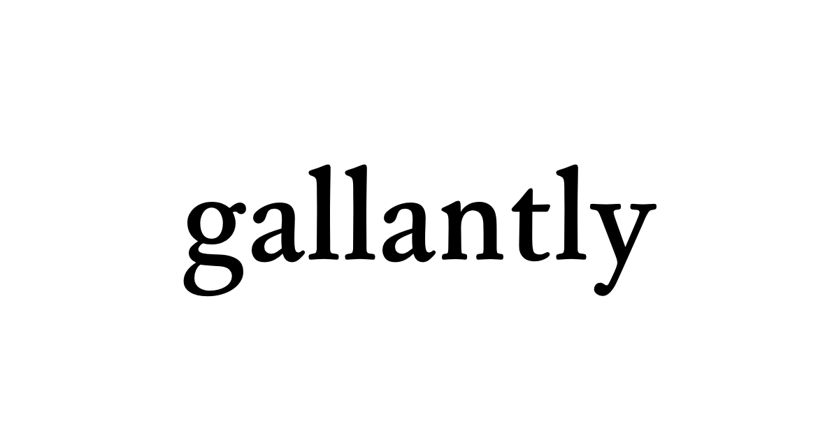 gallantly • Flowery Dictionary