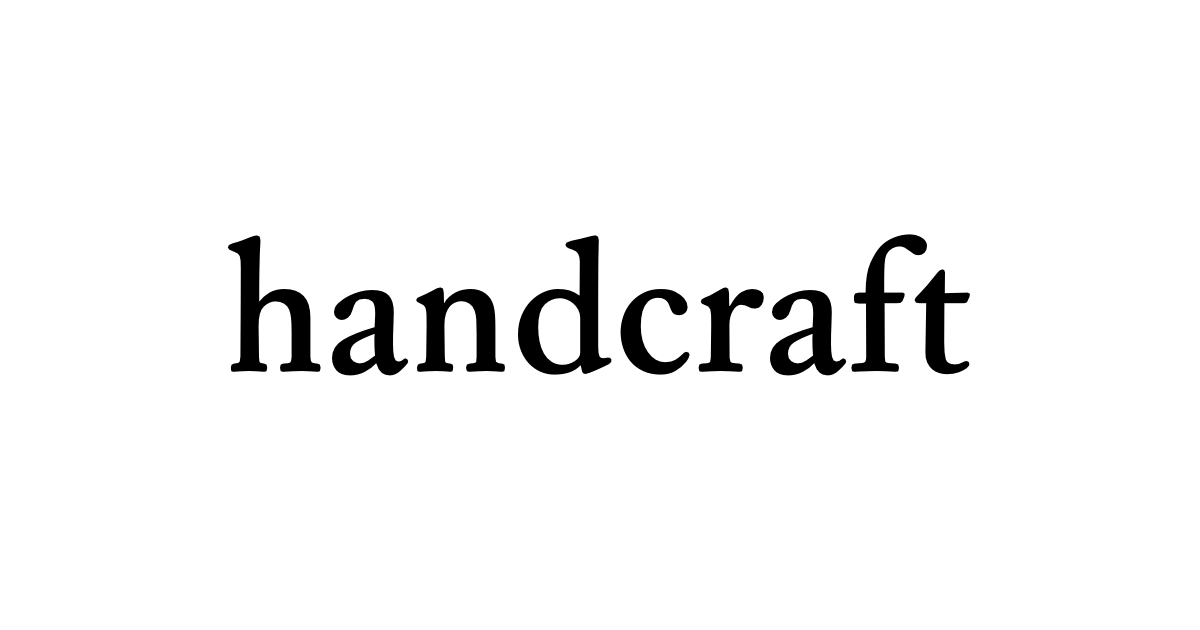 handcraft • Flowery Dictionary