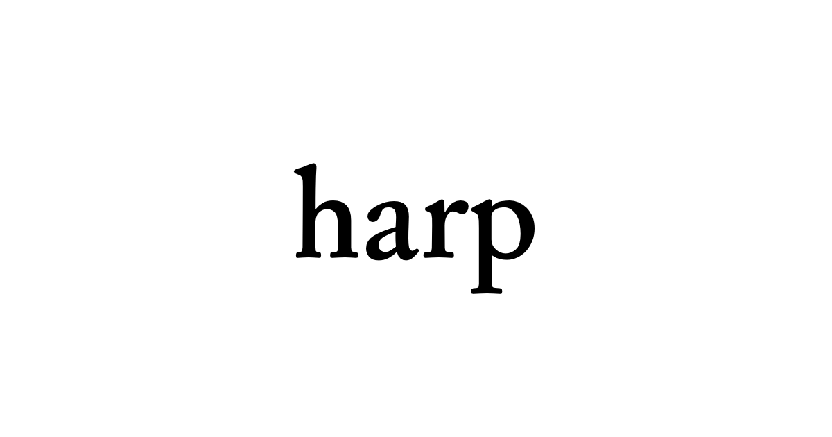 harp • Flowery Dictionary