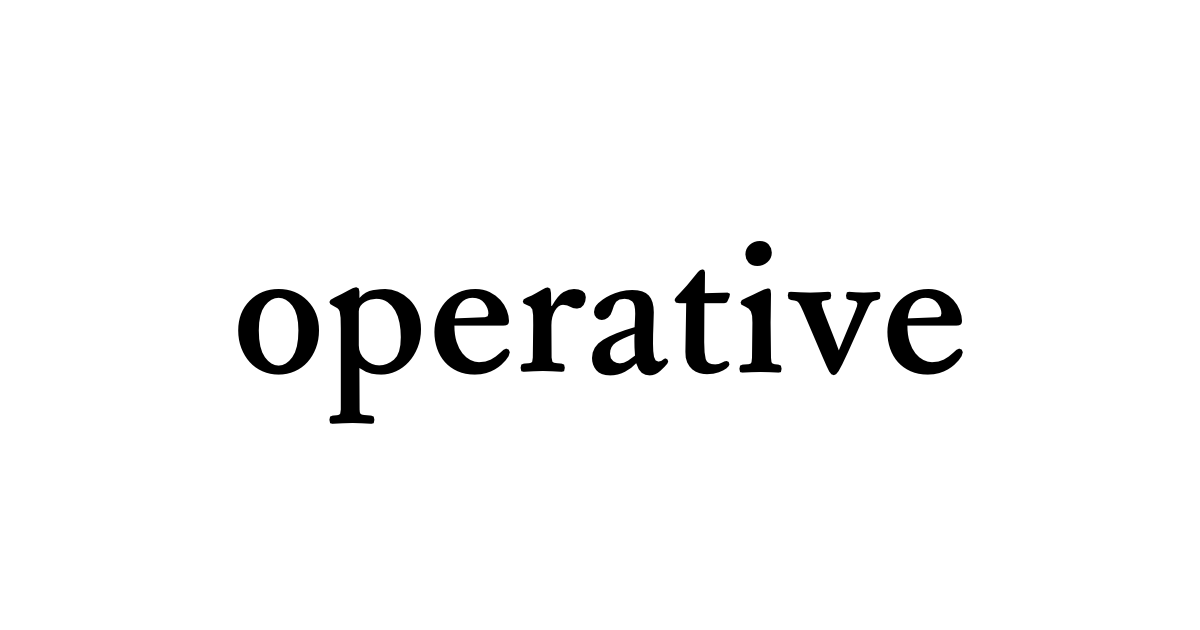 operative • Flowery Dictionary