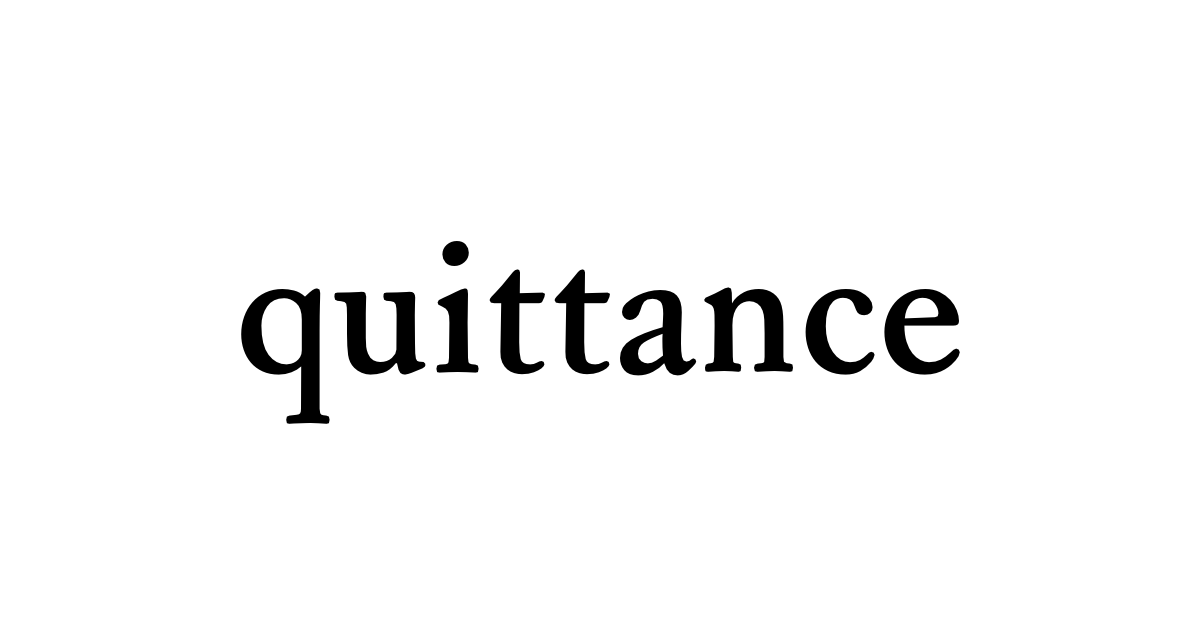 quittance • Flowery Dictionary