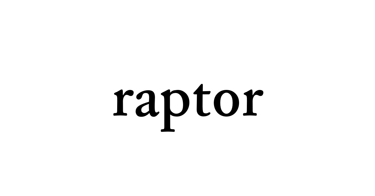 raptor • Flowery Dictionary
