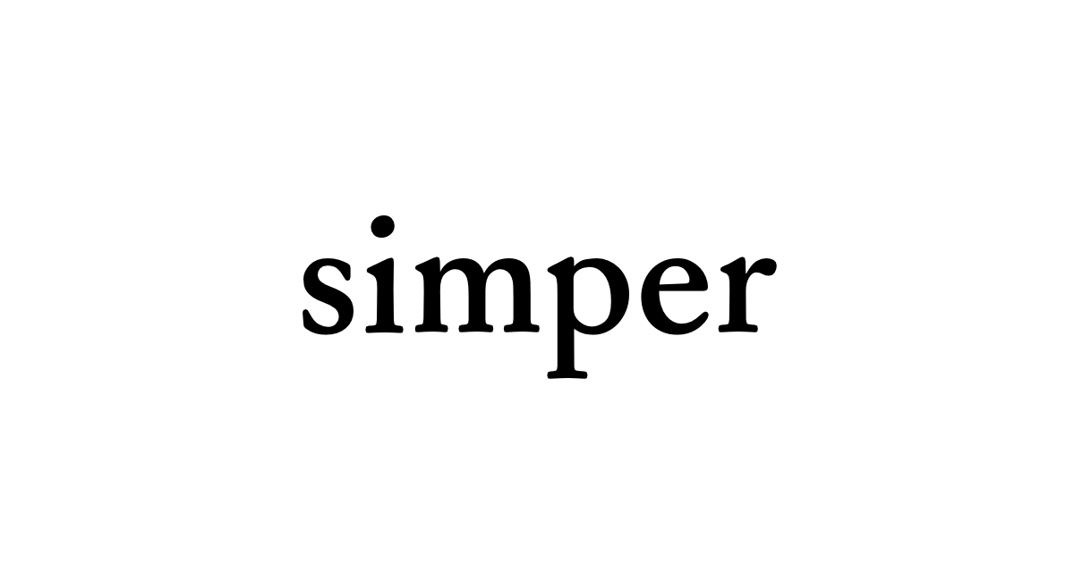 simper • Flowery Dictionary