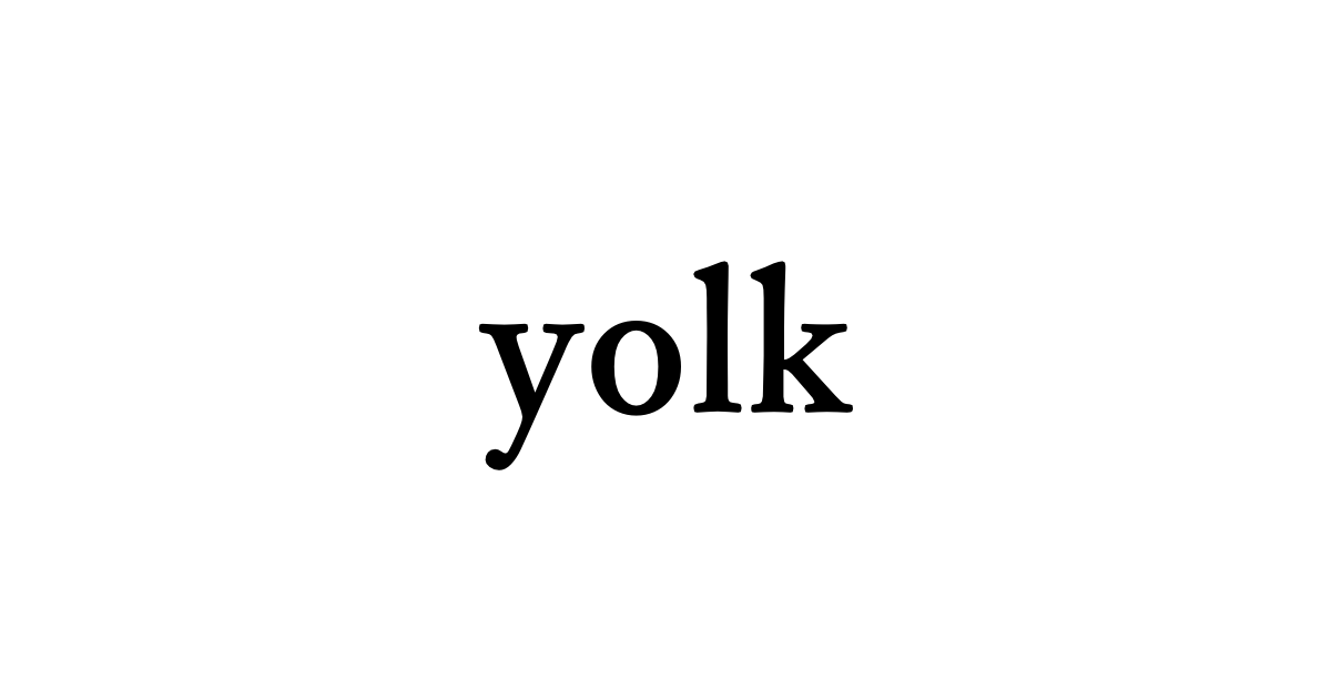 yolk • Flowery Dictionary