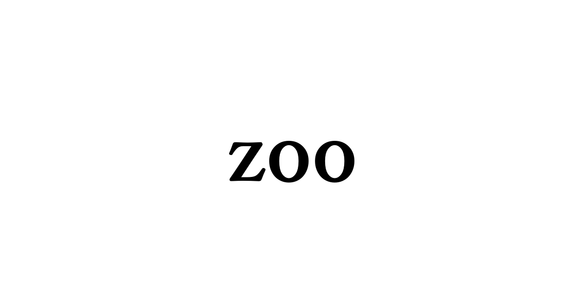 zoo • Flowery Dictionary